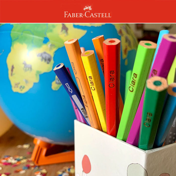 Faber Castell "Classic" Buntstifte mit Gravur - Kartonetui • namenbar